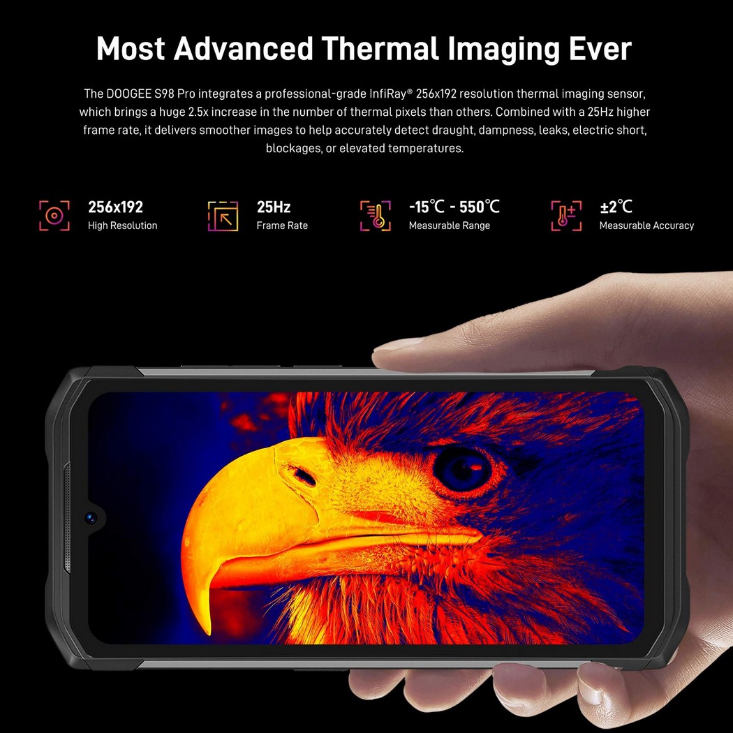 Doogee S98 PRO 8GB/256GB Dual SIM mobilní telefon | MALL.CZ